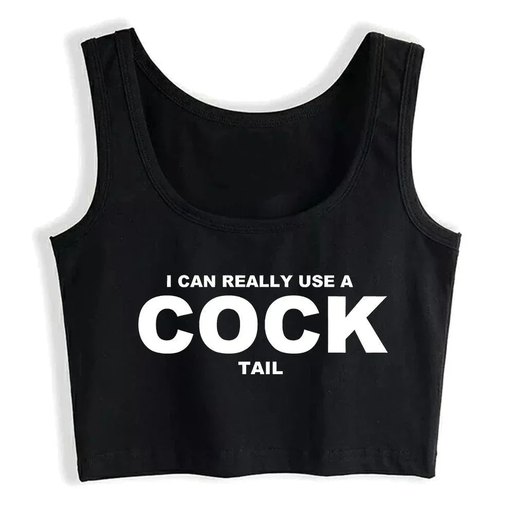 I Can Really Use A Cocktail Crop Top – Miami Teeny Weeny Bikini